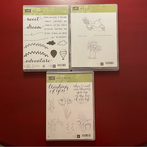Stampin' Up! | Design | Stampin Up Set Of 3 General Greeting Card Stamp ...